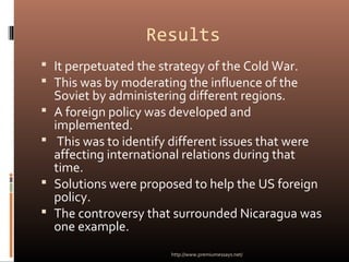 Reagan presidential doctrines | PPT