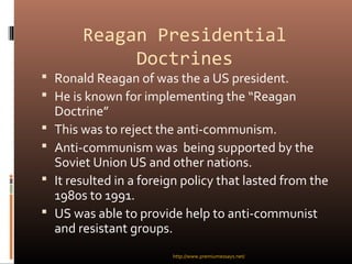 Reagan Doctrine