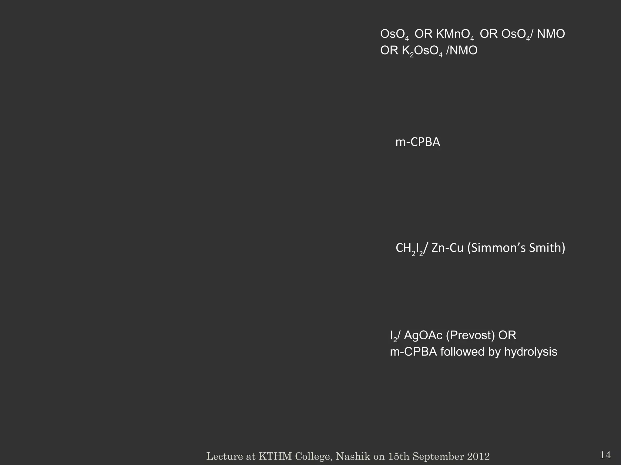 Reagents in organic synthesis | PPT