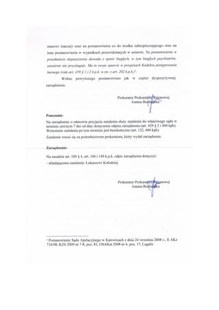 Reakcja prokurator bochenskiej na problemy z bieglymi | PDF | Law