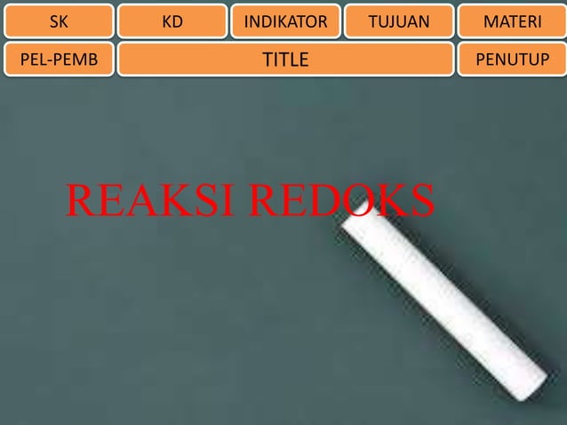 Reaksi redoks | PPT