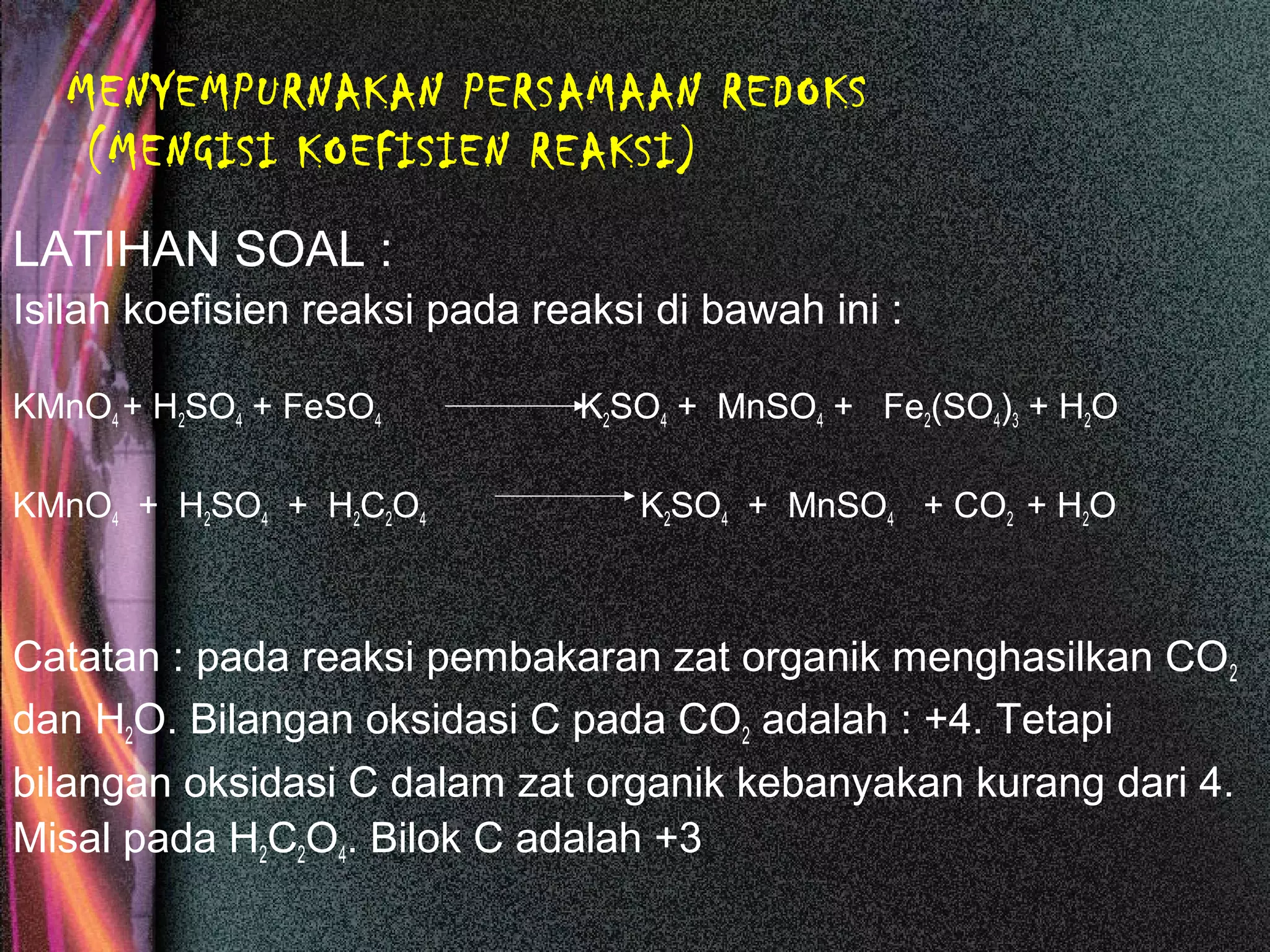 Reaksi oksidasi-reduksi | PPT