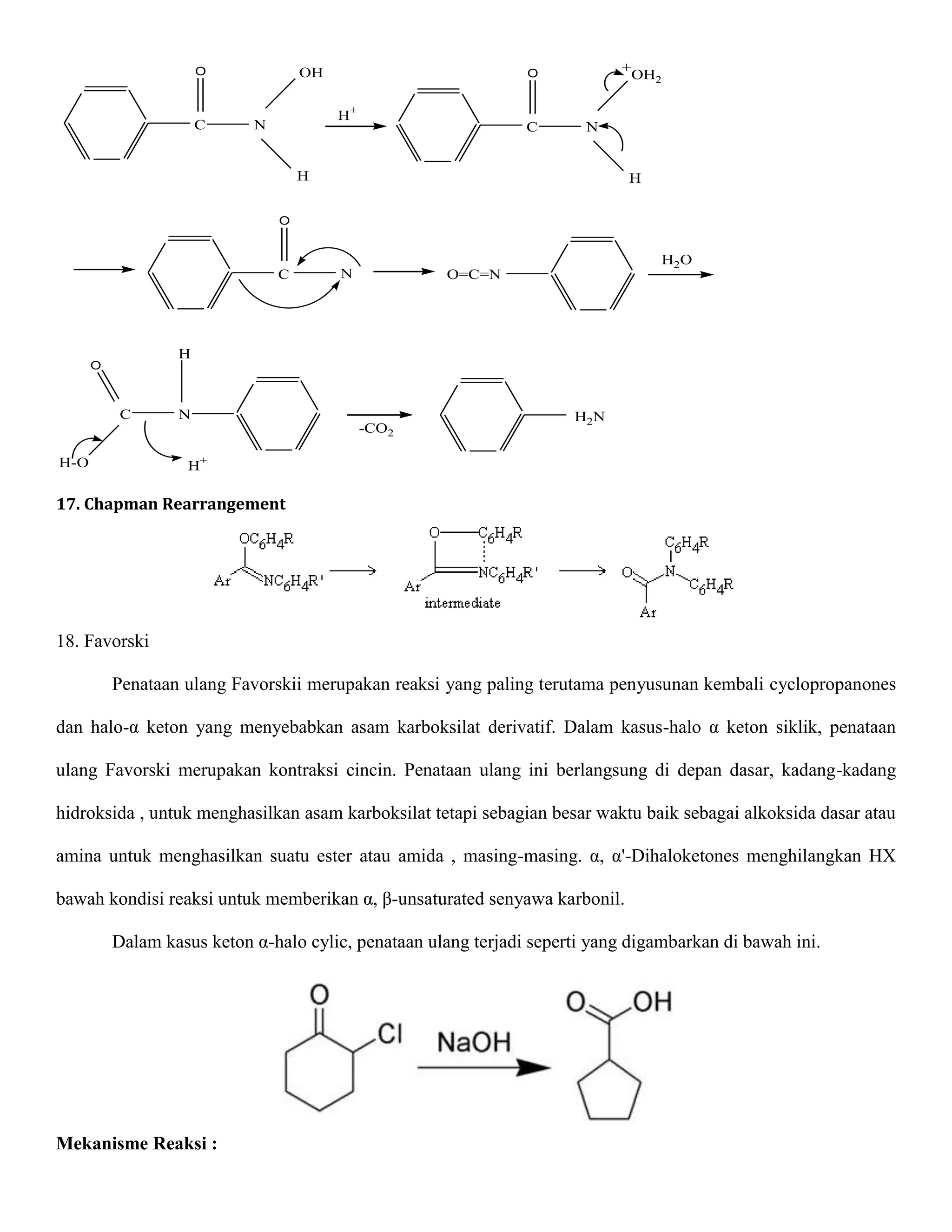 Reaksi reaksi sintesis senyawa organik | DOCX