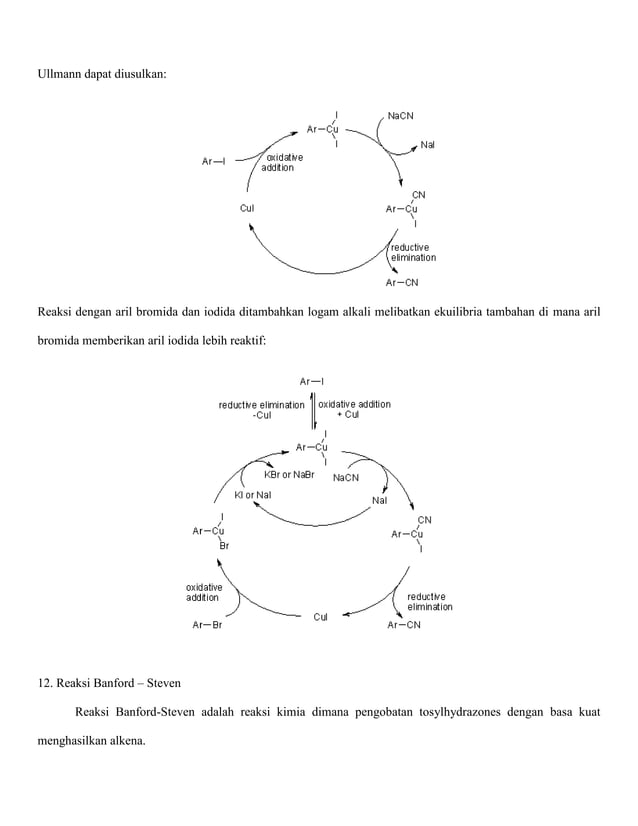 Reaksi reaksi sintesis senyawa organik | PDF