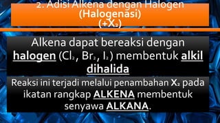 Reaksi Adisi (Hidrokarbon X) | PPTX