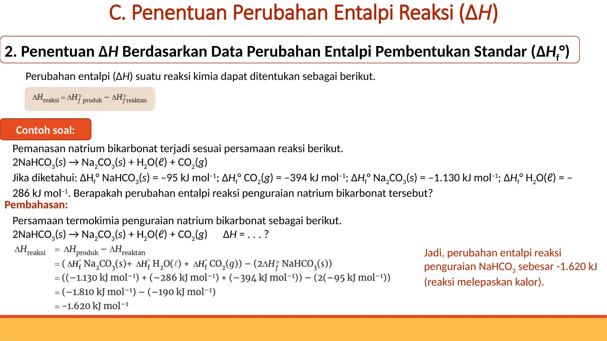 Reaksi ekso, endo, persamaan termo dan menentukan perubahan entalpi.pptx