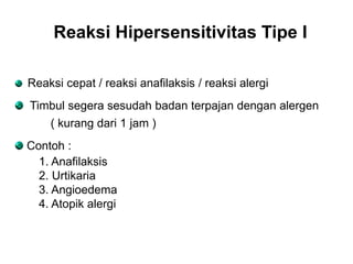 Reaksi hipersensitivitas | PPTX