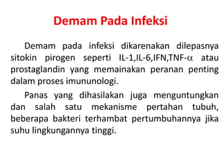 Reaksi imun terhadap infeksi bakteri dan parasit | PPTX