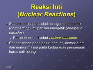 Fisika Inti | PPTX