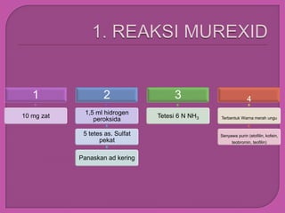 Reaksi khusus | PPT