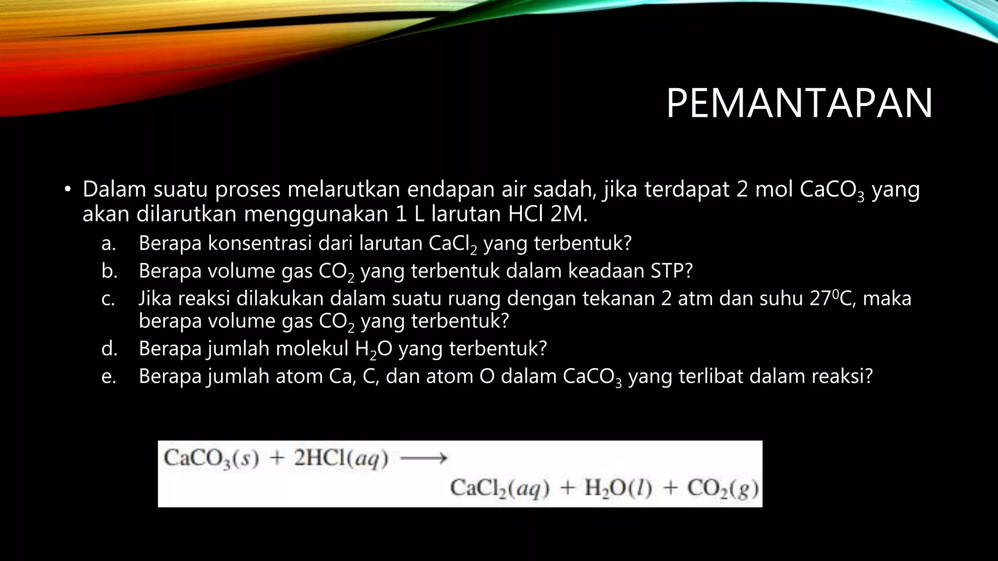 Reaksi kimia dalam larutan | PPTX