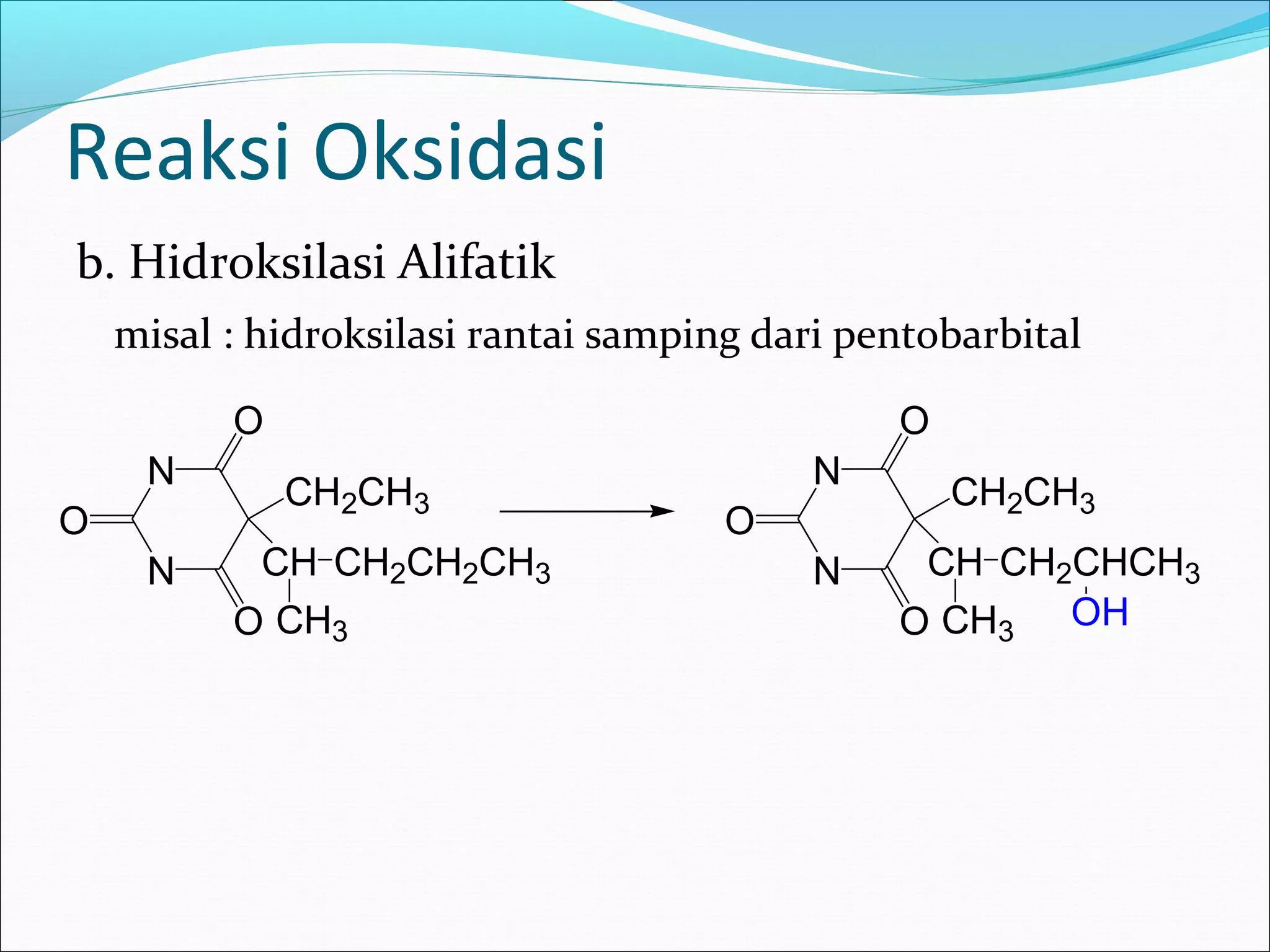 Reaksi Kimia dalam Metabolisme Obat | PPT