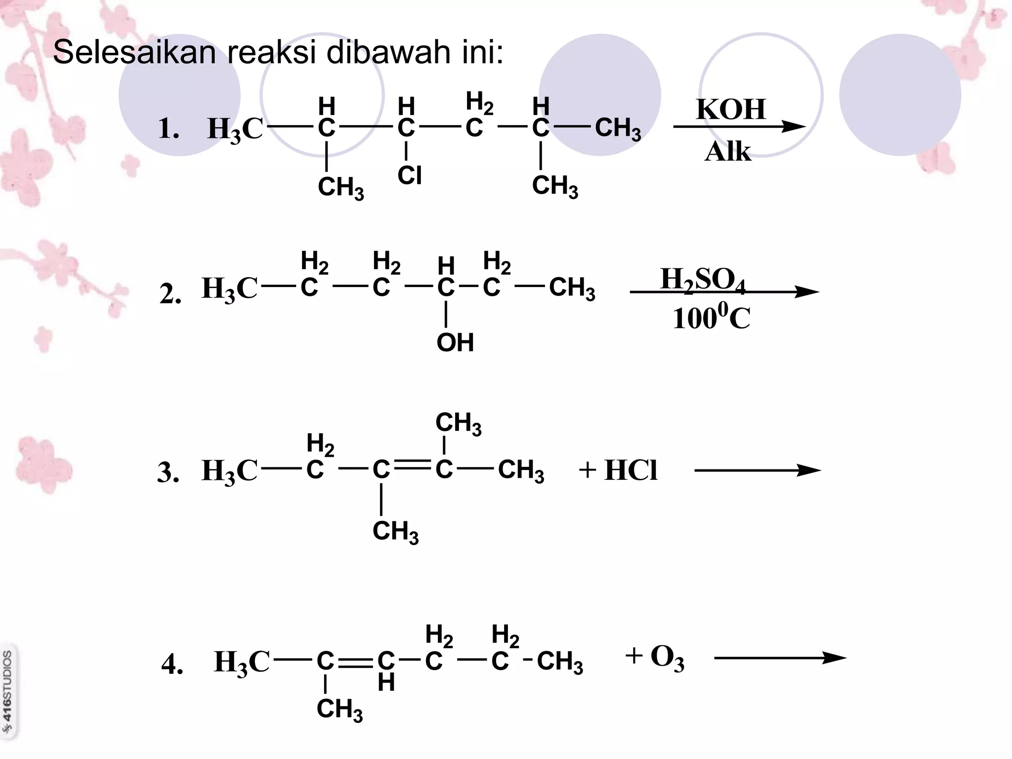 Reaksi KImia pada Alkena dan Alkuna | PPT