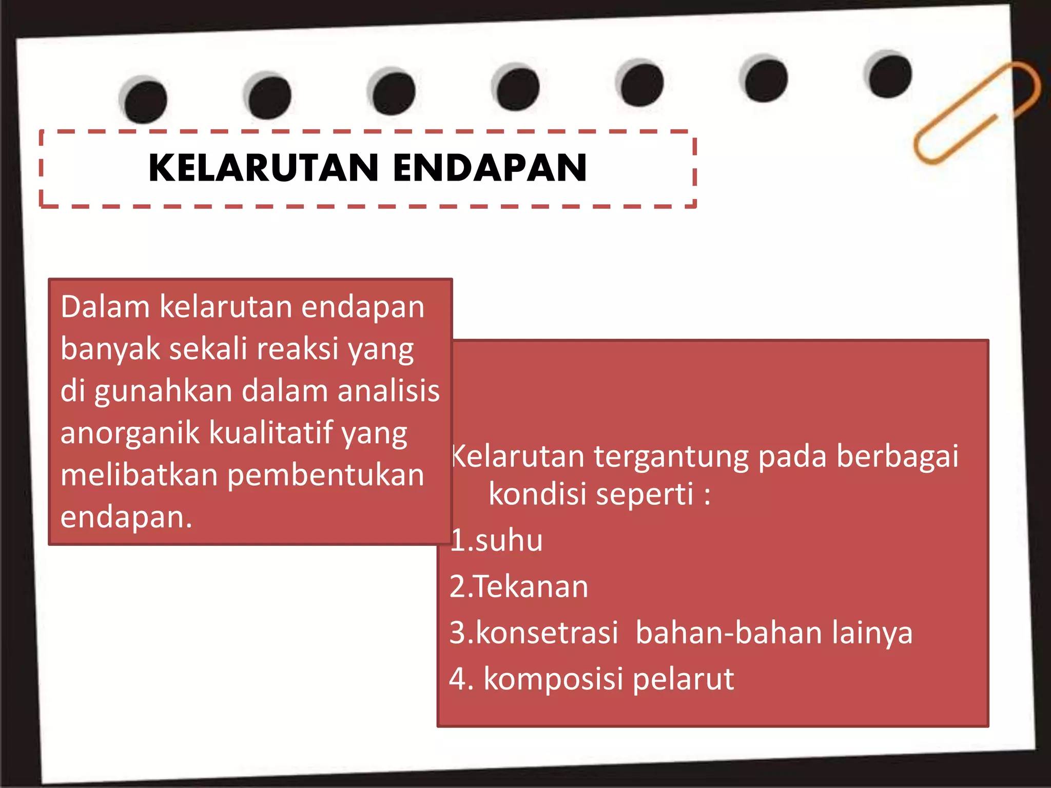 Reaksi pengendapan analisis kualitatif | PPTX
