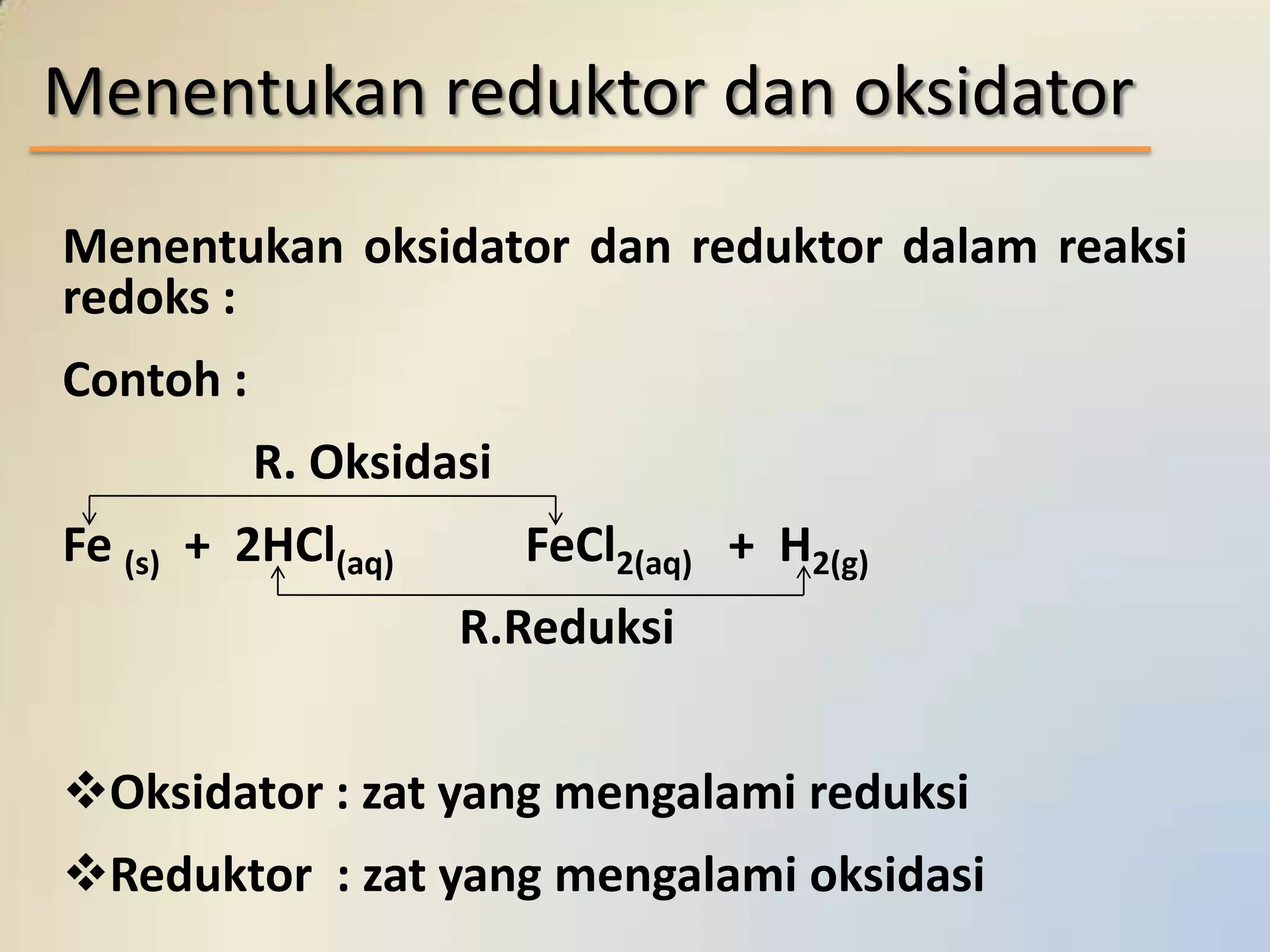 Reaksi redoks | PPTX