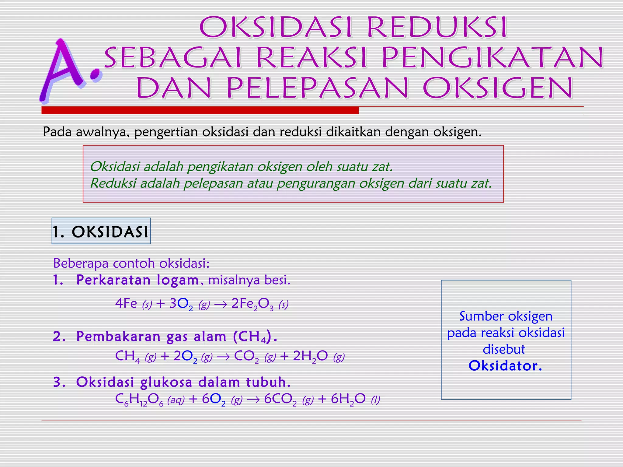 Reaksi reduksi oksidasi | PPT