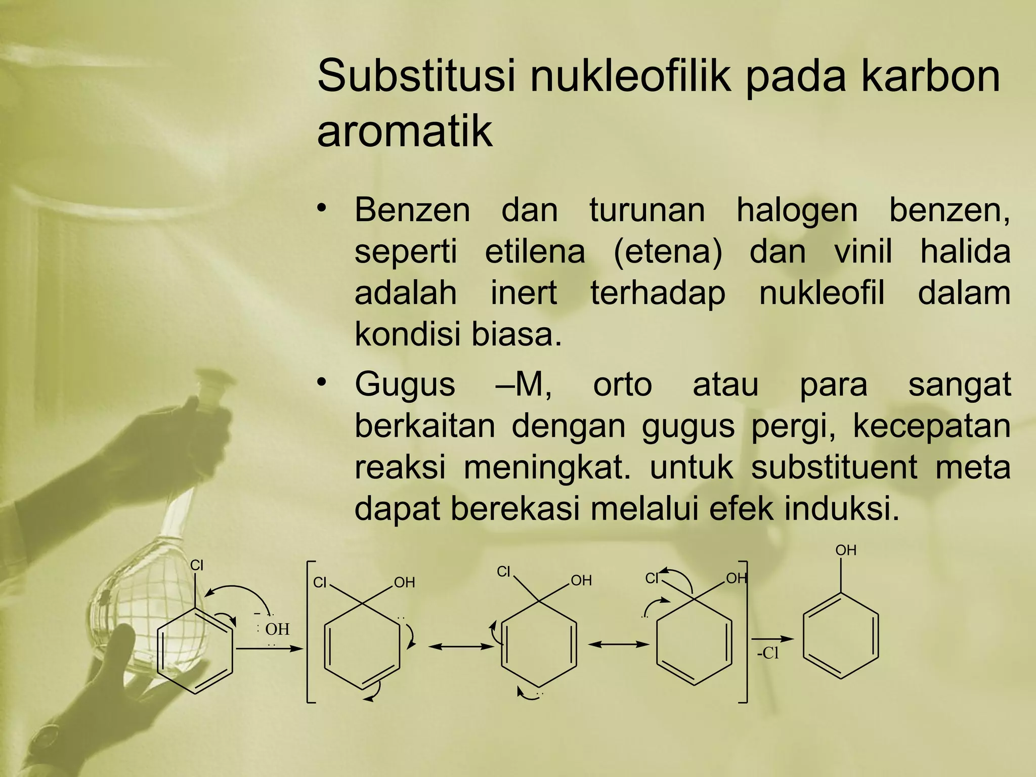 Reaksi subsitusi dan kondensasi | PPT