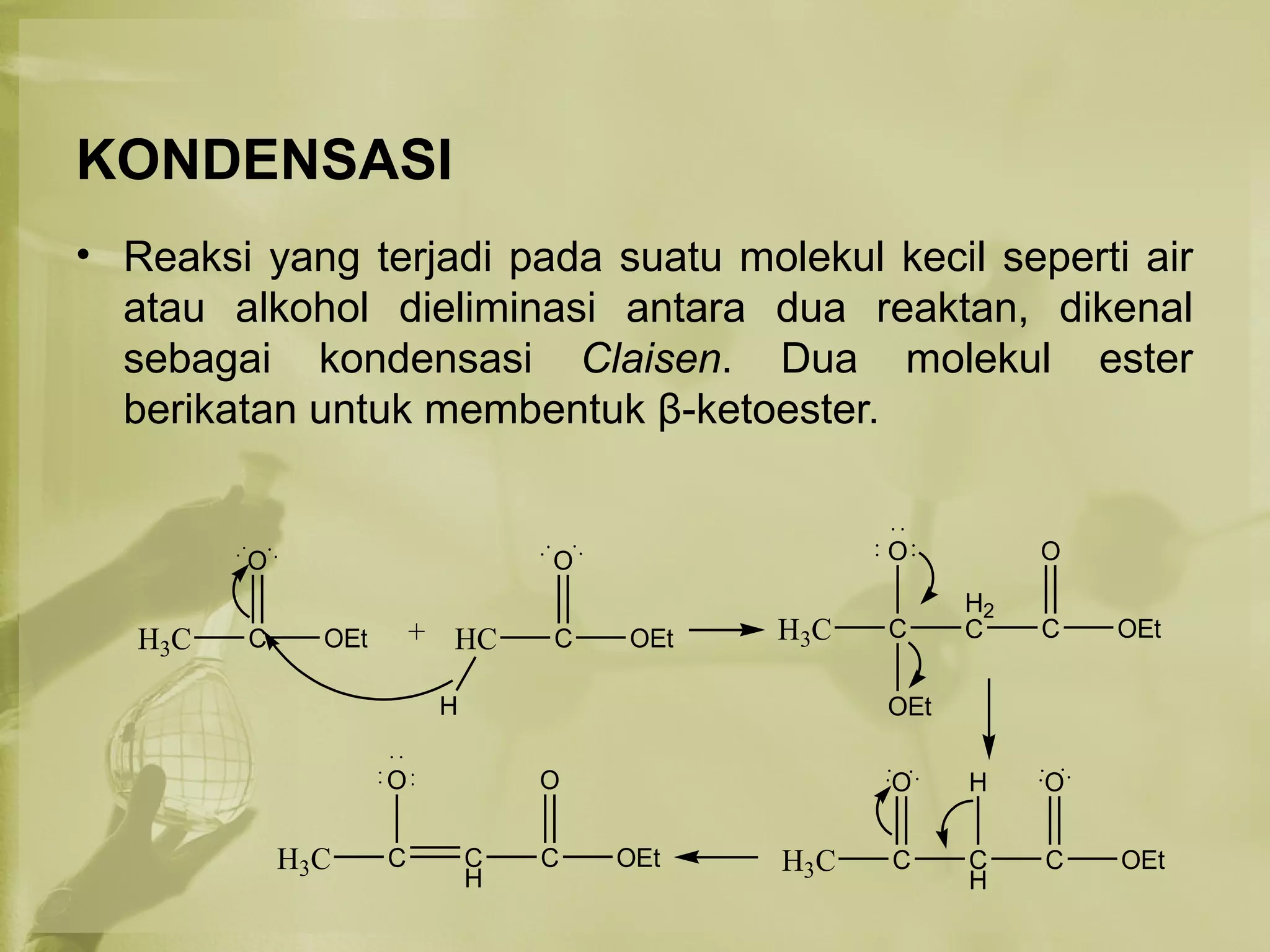 Reaksi subsitusi dan kondensasi | PPT