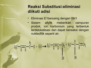 Reaksi subsitusi dan kondensasi | PPT