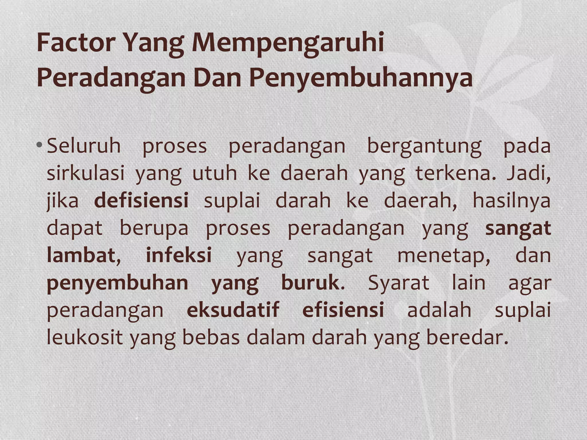 Reaksi tubuh terhadap cidera | PPTX