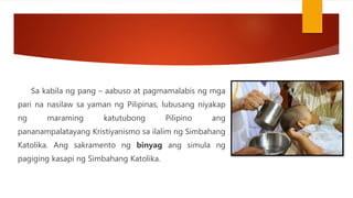 Reaksiyon ng mga Pilipino sa Kristiyanismo | PPTX