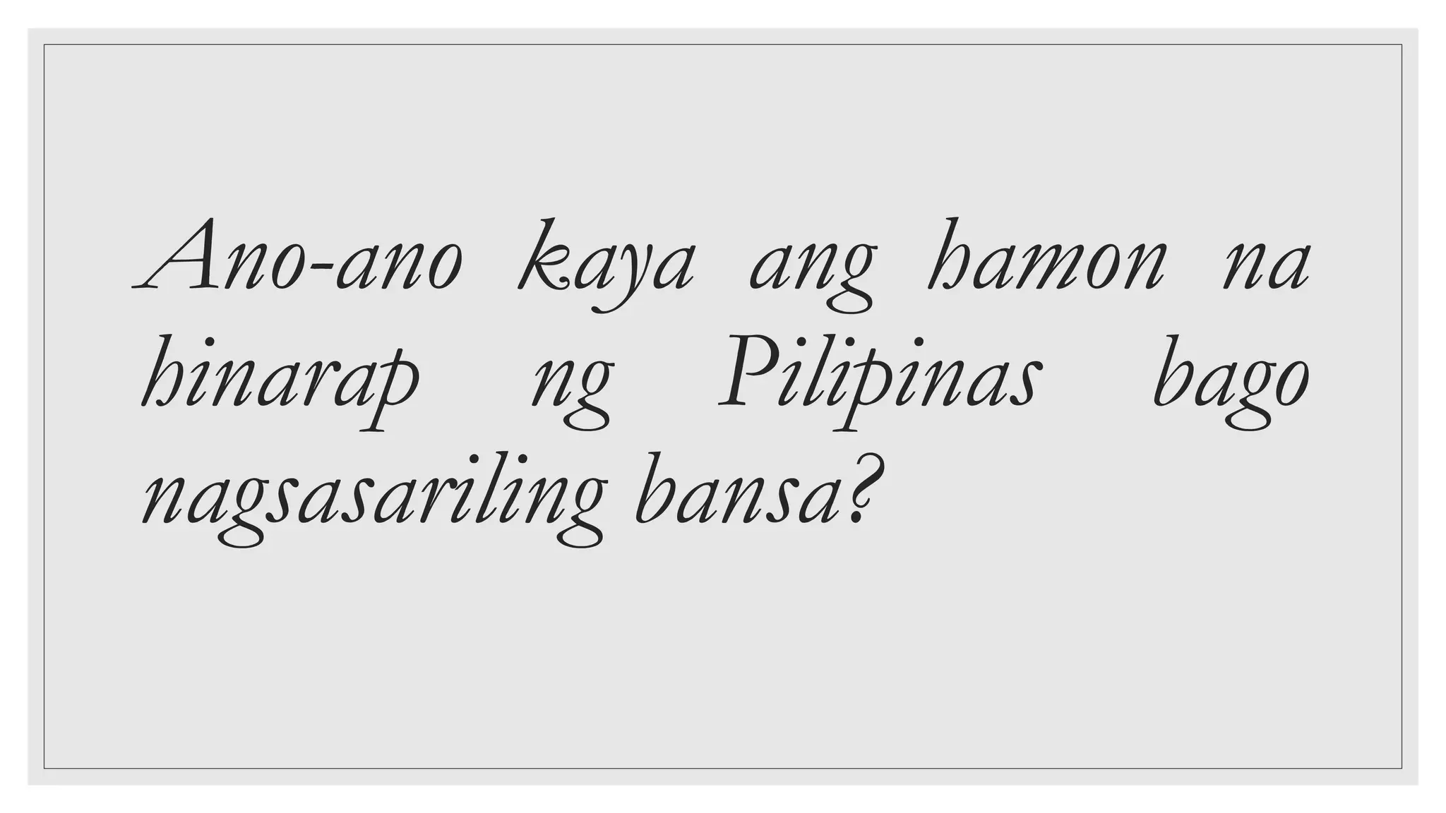 Reaksyon at Epekto ng Philippine Rehabilitation Act.pptx