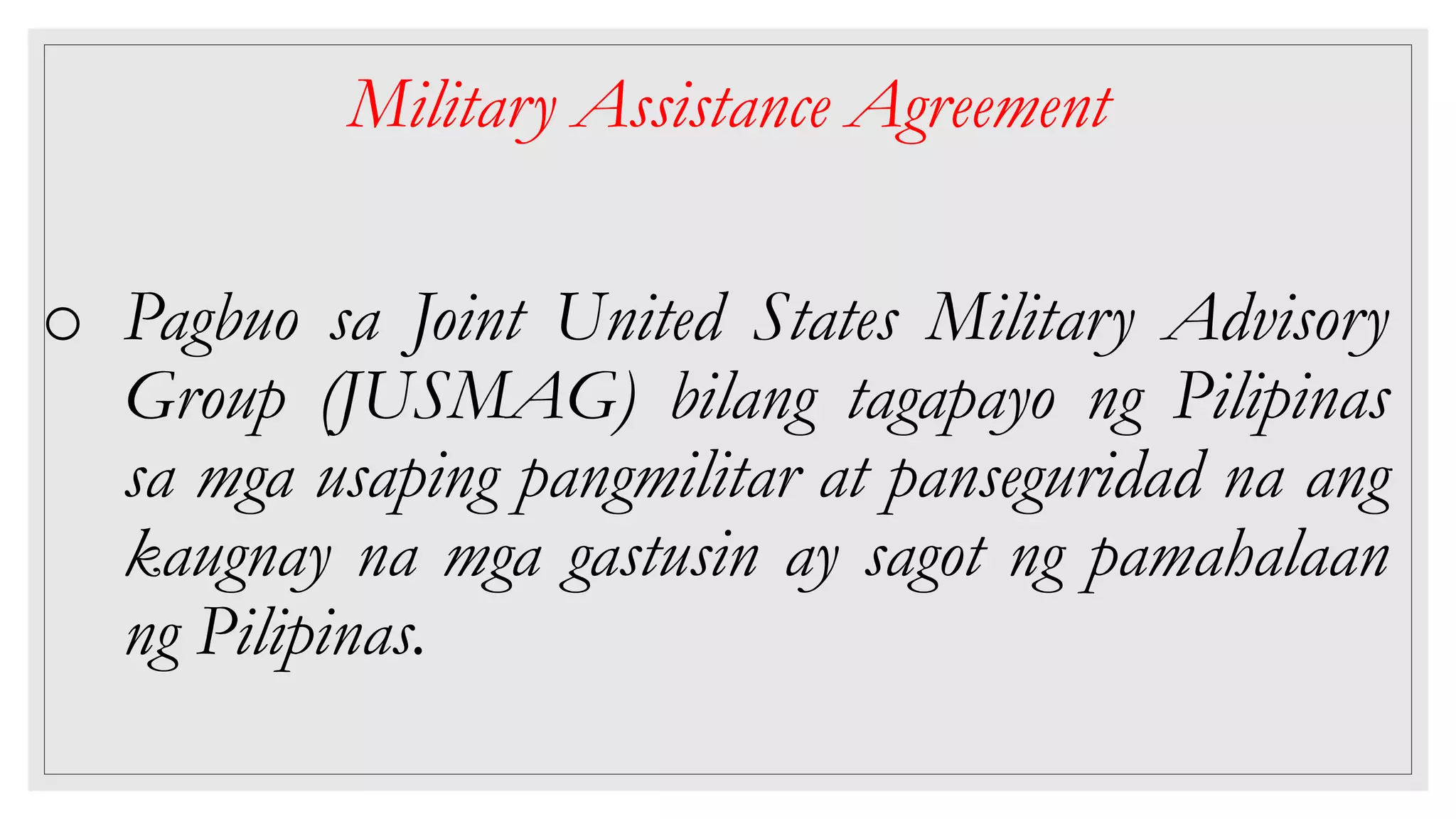 Reaksyon at Epekto ng Philippine Rehabilitation Act.pptx