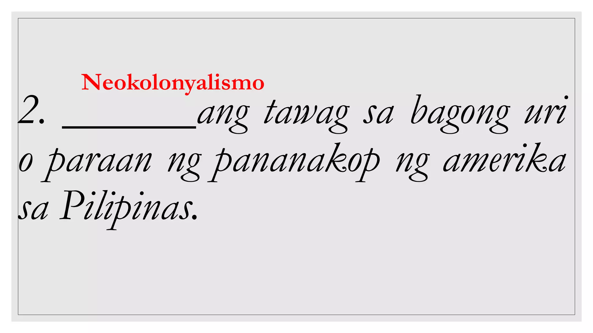 Reaksyon at Epekto ng Philippine Rehabilitation Act.pptx