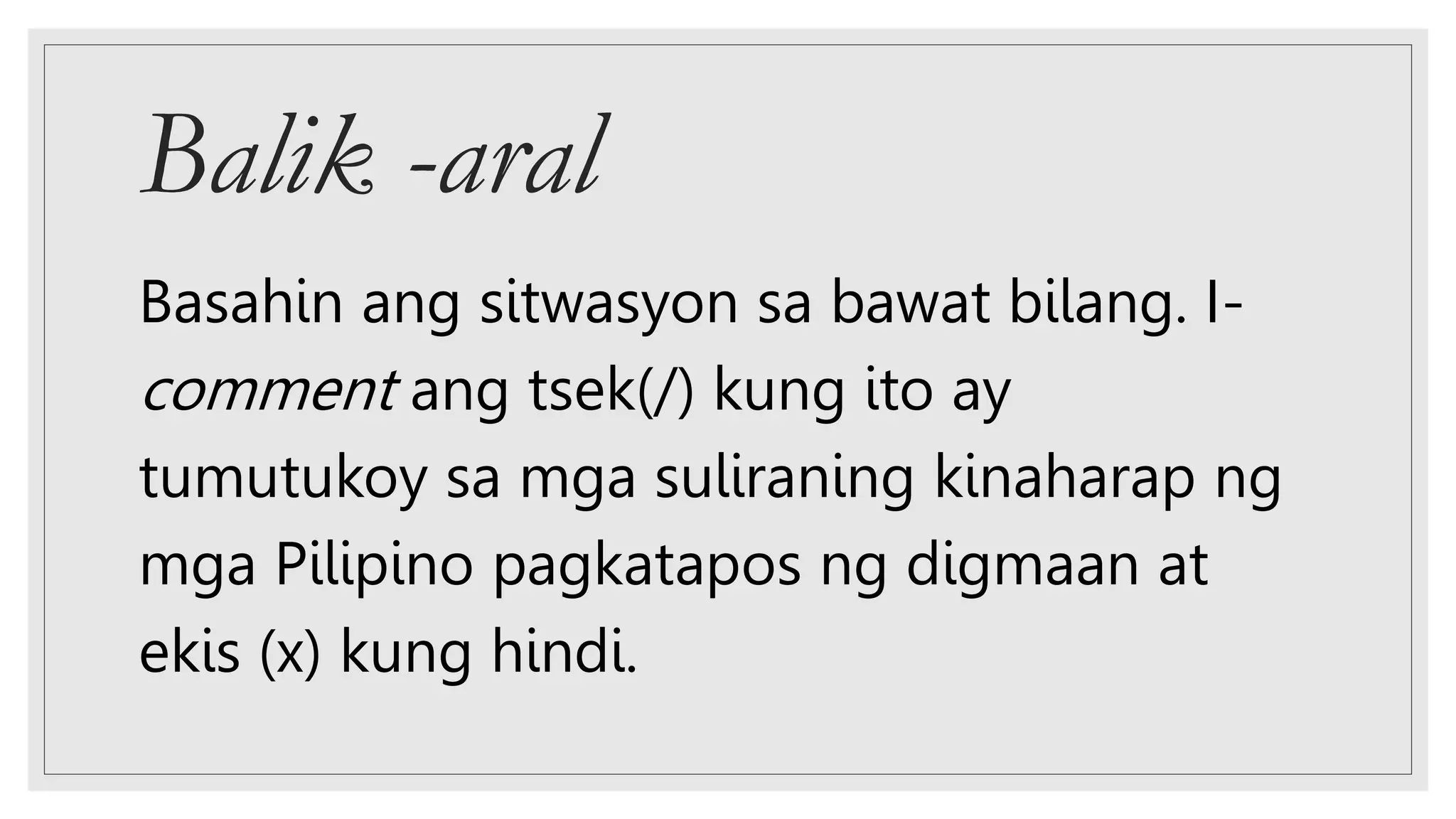 Reaksyon at Epekto ng Philippine Rehabilitation Act.pptx