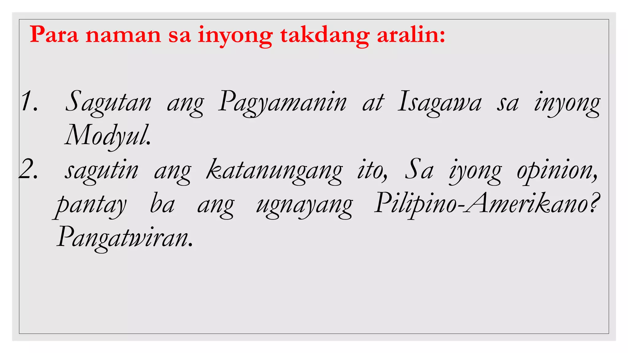 Reaksyon at Epekto ng Philippine Rehabilitation Act.pptx