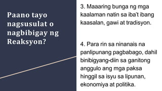 Reaksyong Papel. Pagbasa at Pagsusuri ng Teksto | PPTX