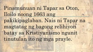 Reaksyon ng pilipino sa kristiyanismo | PPT