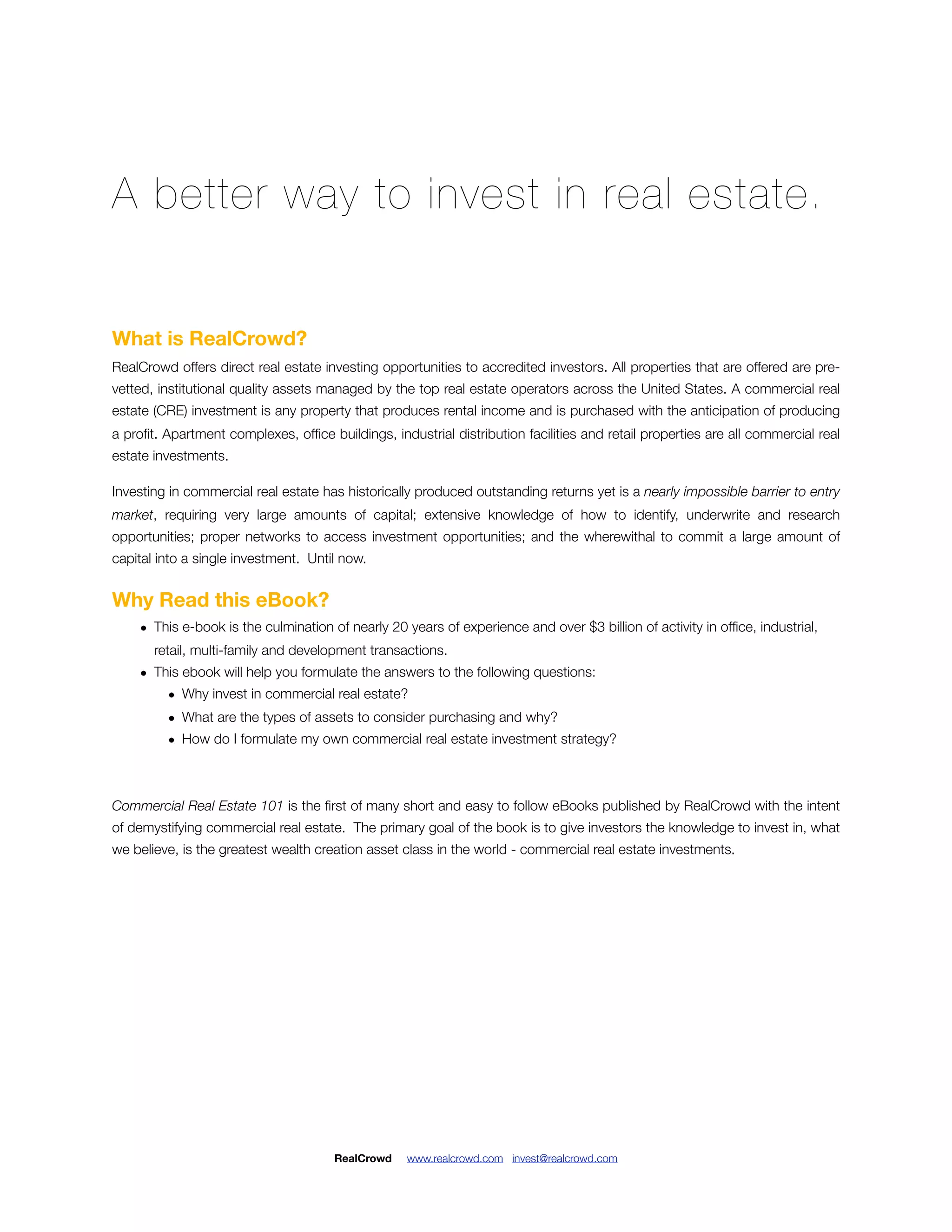 Real Estate 101 | PDF