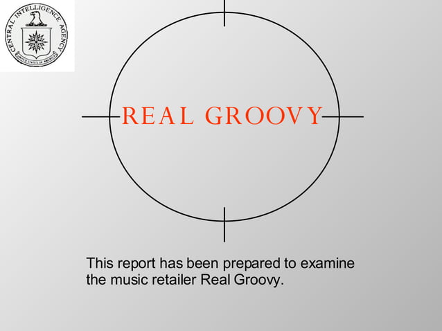 Real Groovy | PPT