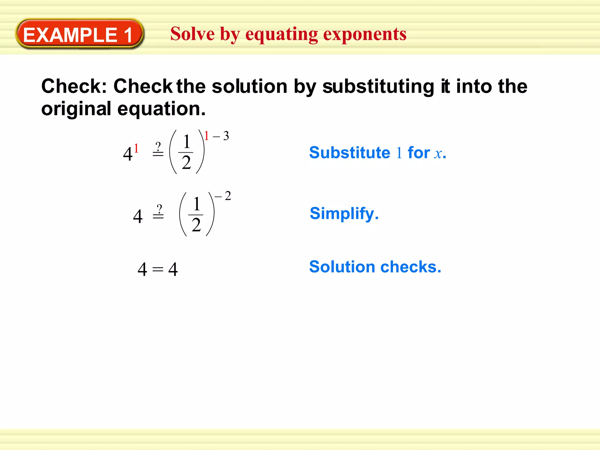 Real Number Exponents | PPT