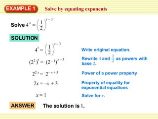 Real Number Exponents | PPT