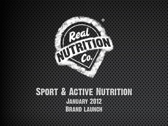 Real Nutrition Co Launch Consumer | PPT