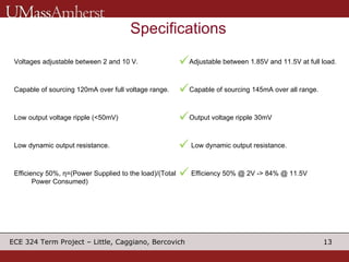 Switching Voltage Regulator | PPT | Consumer Electronics | Technology & Computing