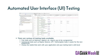 Real Testing Scenario Strategy - Bringing It All Together For Success | PPT