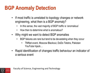 RBADT: An RQA Based BGP Anomaly Detection Tool | PPT