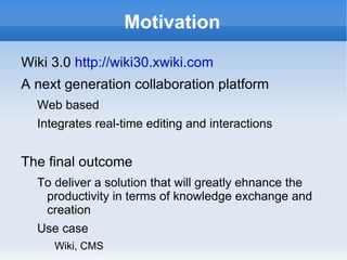 Real Time Collaborative Editor Presentation Odp