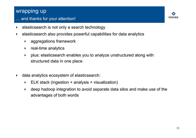 Real-time Data Analytics mit Elasticsearch | PPT