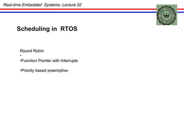 Real time-embedded-system-lec-02 | PPT | Operating Systems | Computer ...