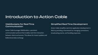 Building Real-Time Features with Action Cable in Ruby on Rails | PPT
