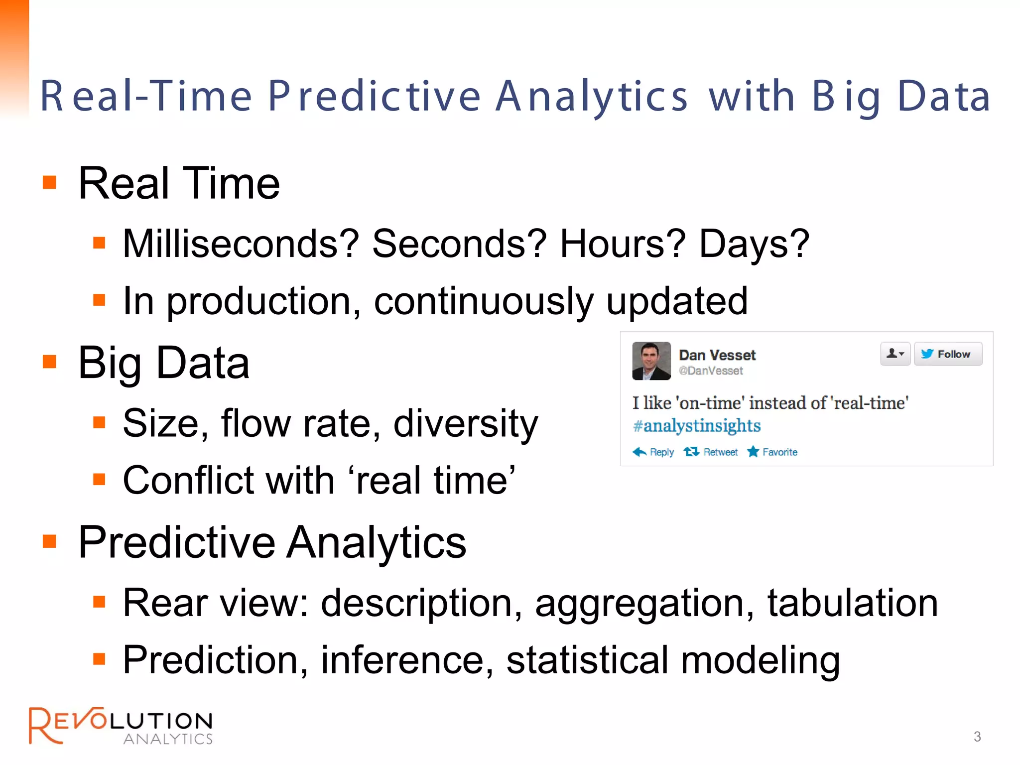 Real-time Big Data Analytics: From Deployment to Production | PDF