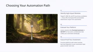 Real-Time SAP Automation Project &Faster testing cycles | PPTX