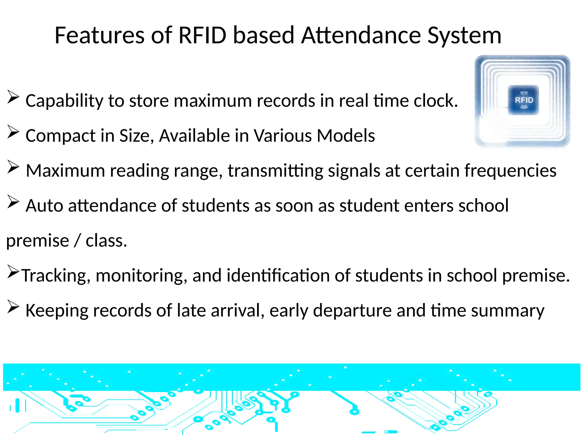 Real-Time RFID based Attandance System.pptx | Technology & Computing