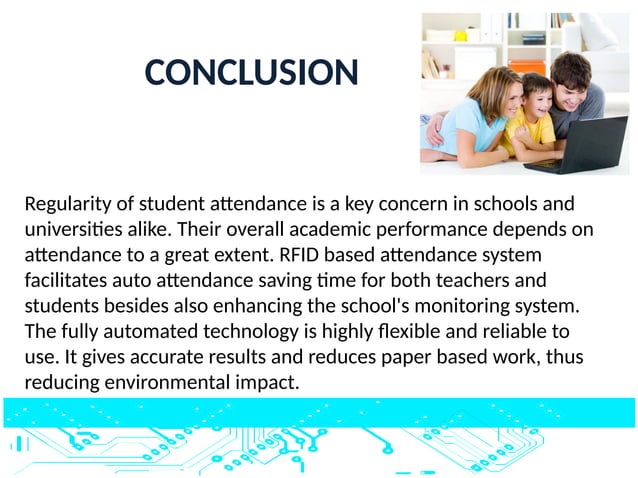 Real-Time RFID based Attandance System.pptx | Technology & Computing