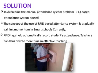 Real-Time RFID based Attandance System.pptx | Technology & Computing