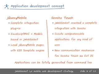 Real time coding with jWebSocket | PPT